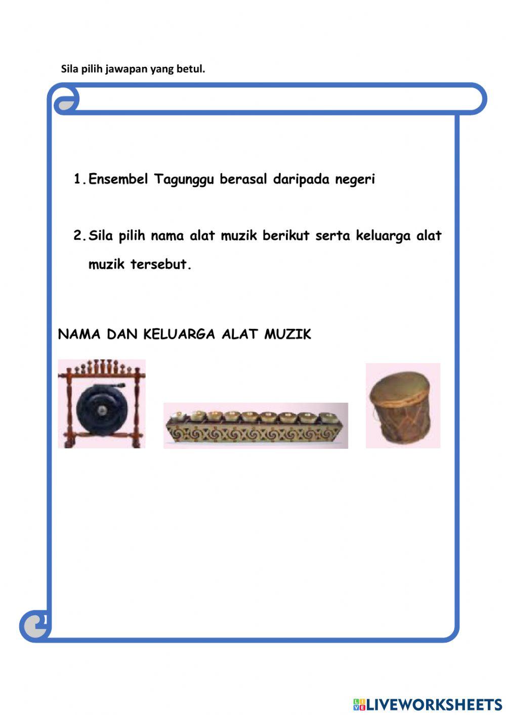 Tagunggu worksheet | Live Worksheets