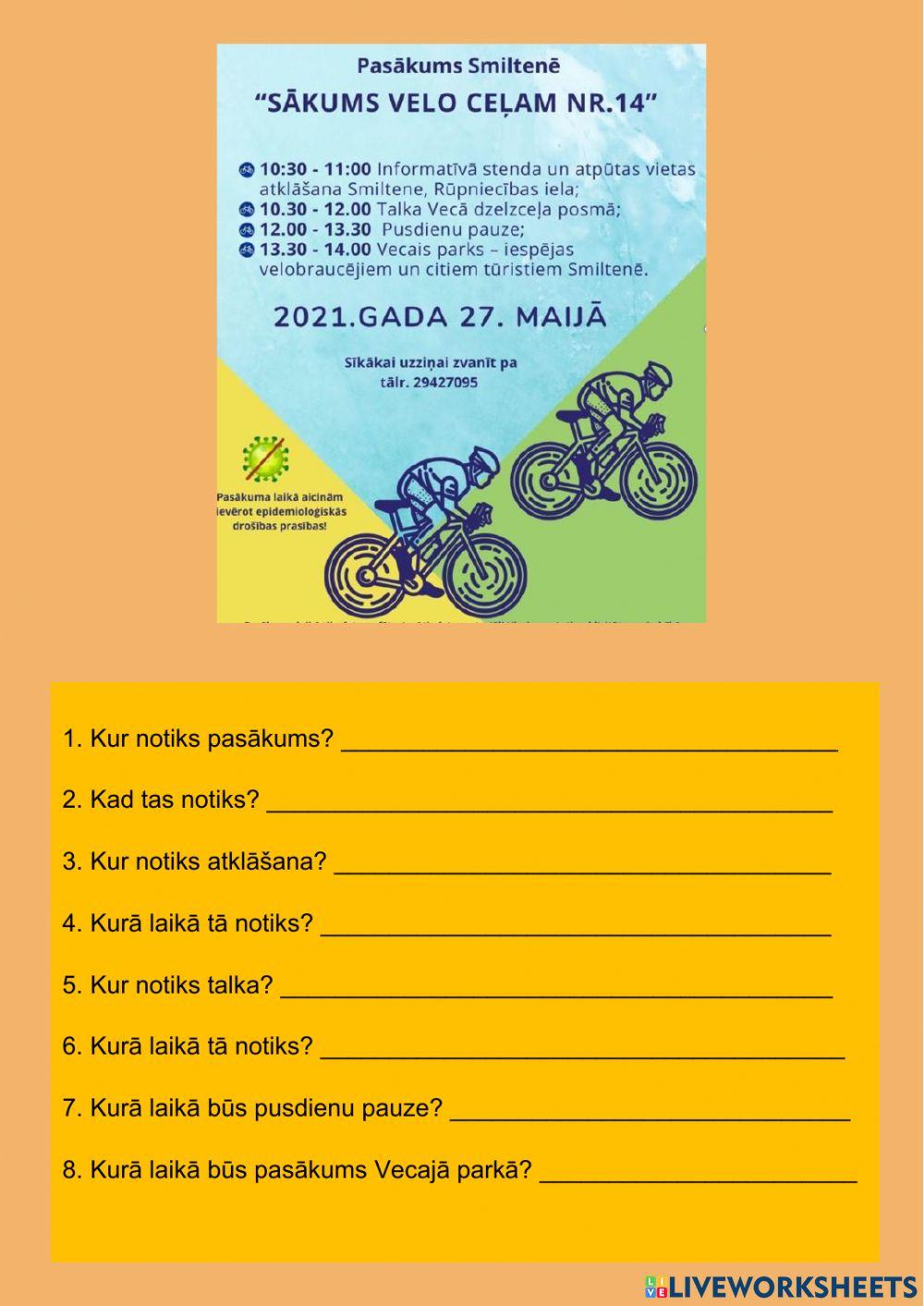 Plakāta apraksts 3086141 | Evija Īša | Live Worksheets