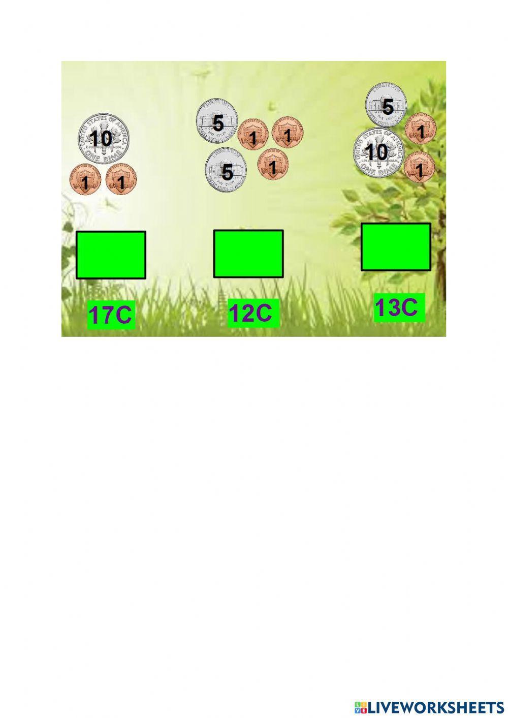 Worksheet online exercise for Grade 1 | Live Worksheets