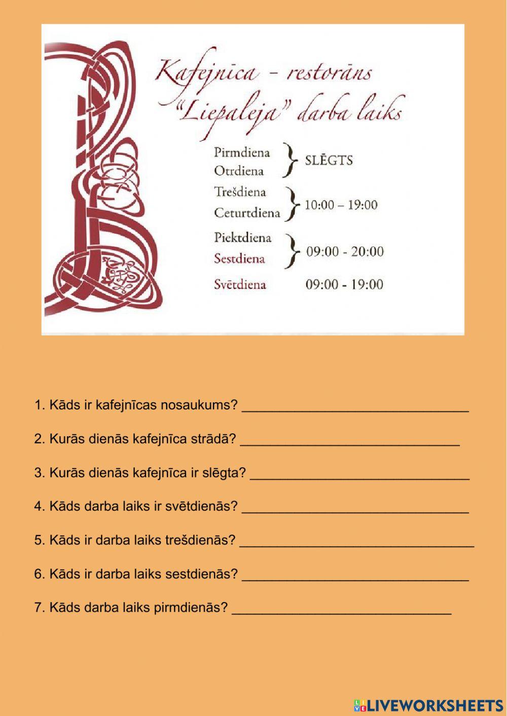 Plakāta apraksts-2 3086172 | Evija Īša | LiveWorksheets