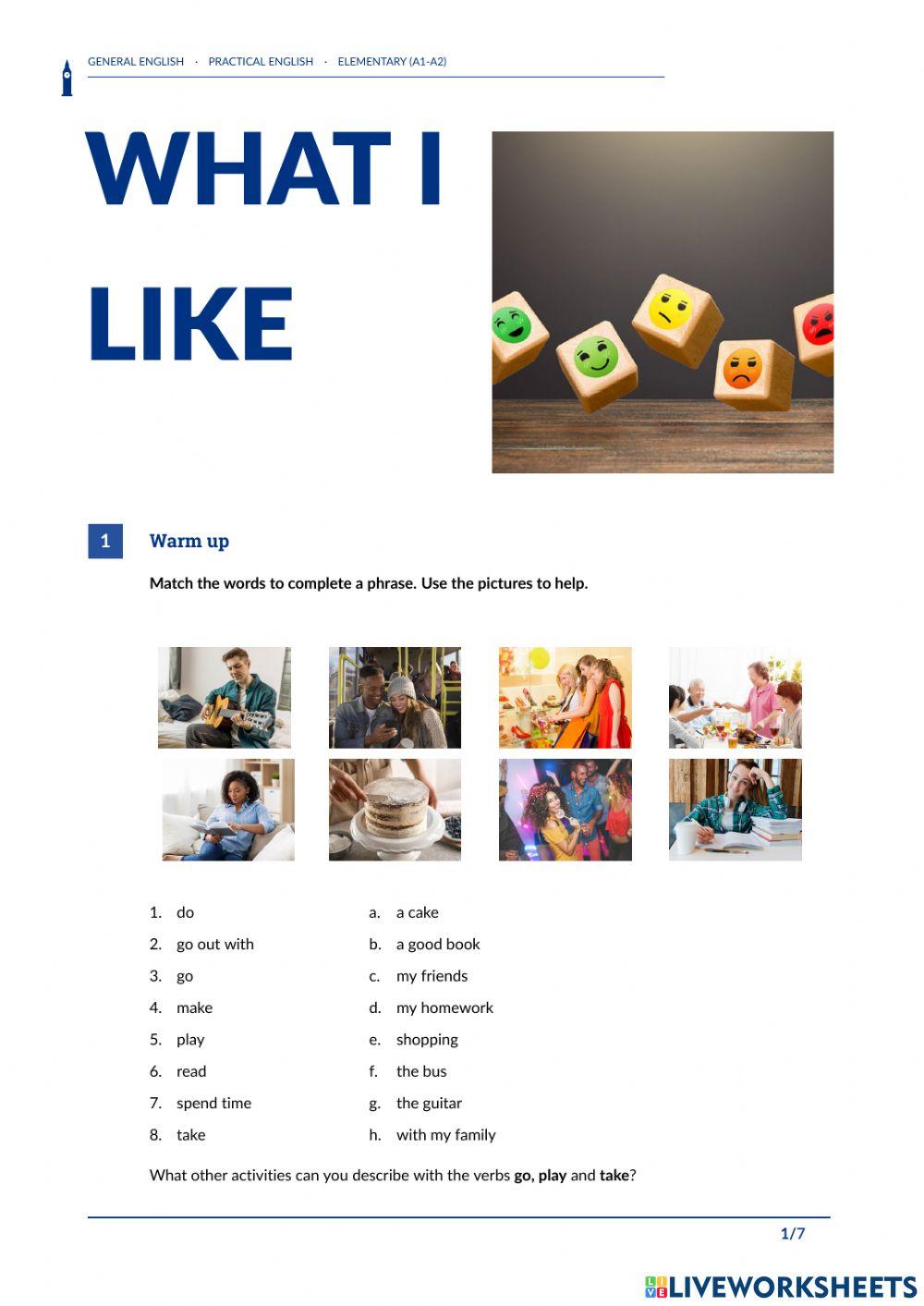 What I Like (like, love, hate, prefer) 6632253