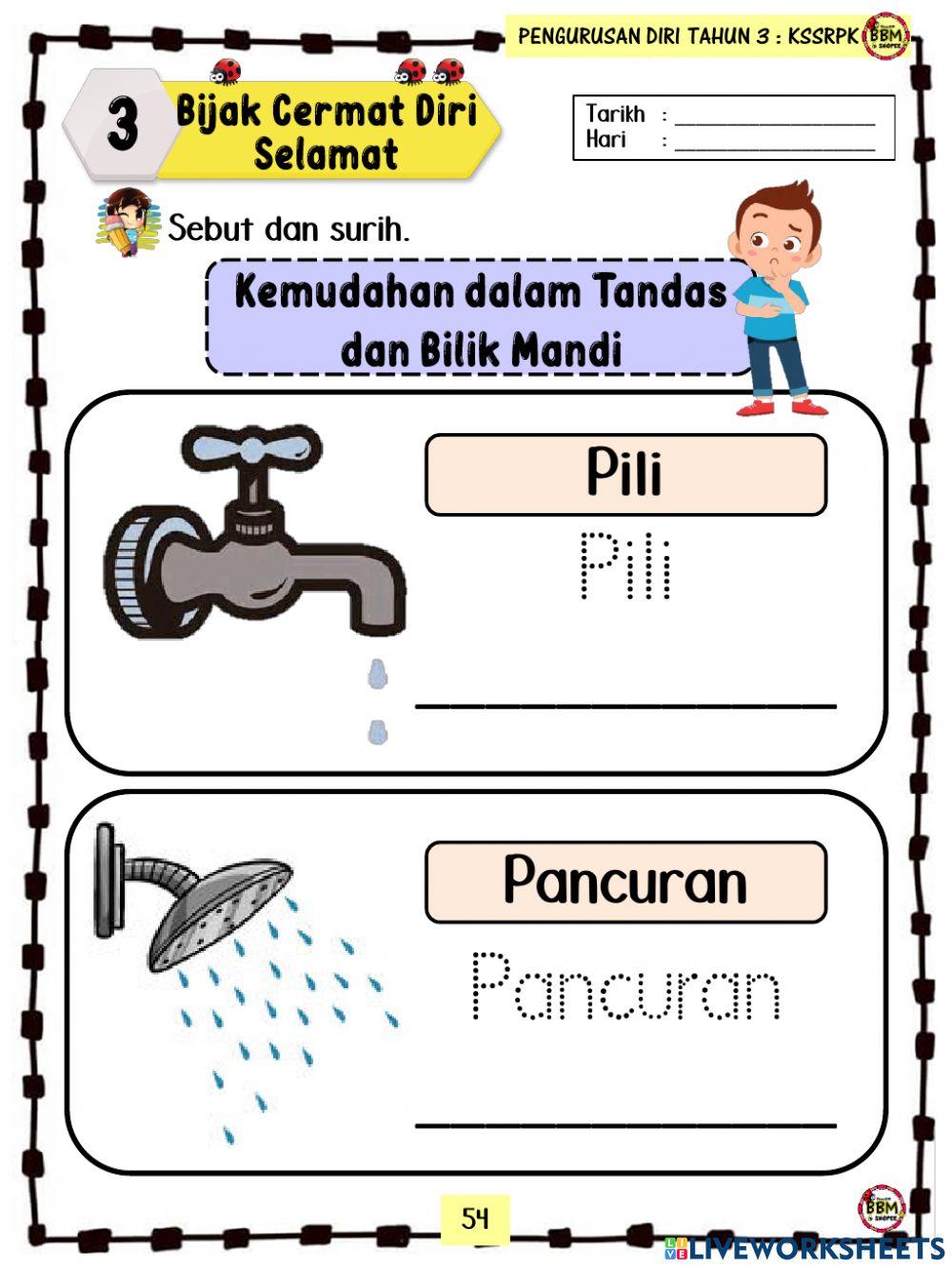 Pengurusan Diri Tahun 3 Interactive Worksheet Riset - vrogue.co