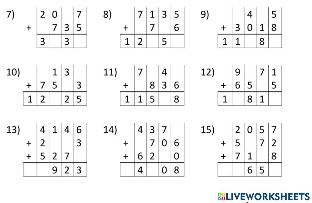 3086968 | Math | mneses8 | LiveWorksheets