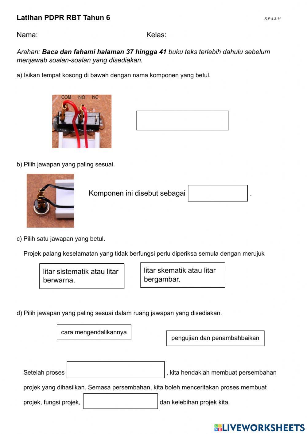 RBT T6 ms37-41 worksheet | Live Worksheets