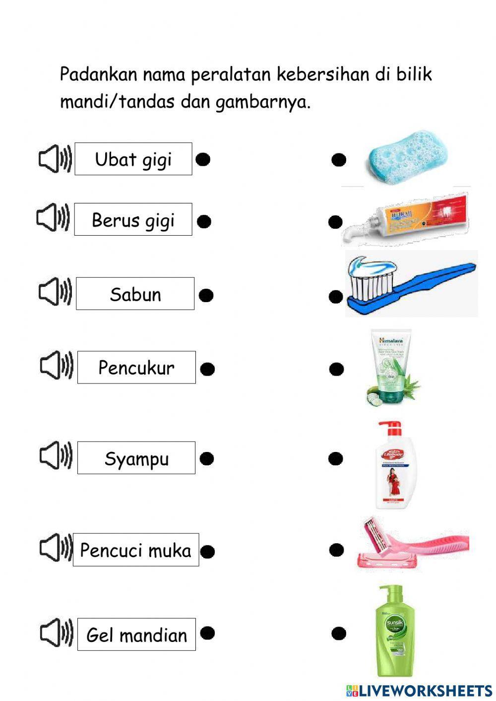 Pengurusan Diri Tahun 4 Worksheet – Bilarasa