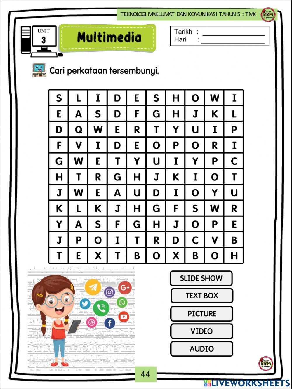 1084578 | Teknologi maklumat multimedia tajuk 3