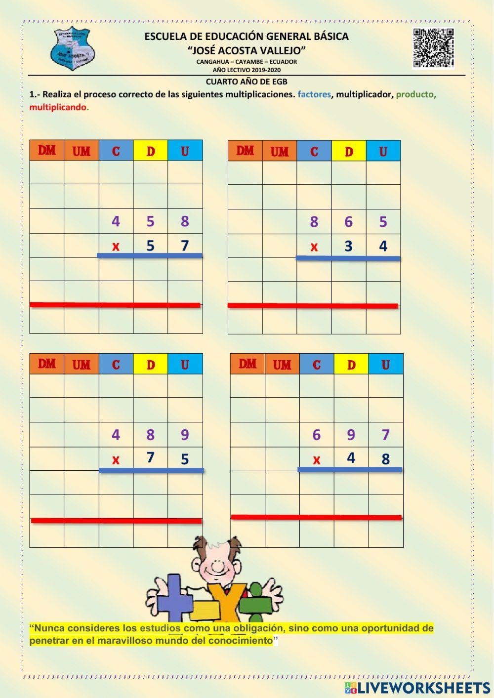 1085364 | Multiplicaciones 2 cifras | DARWIN ALVAREZ