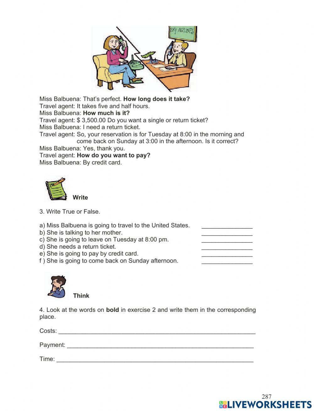 Mini check Inglés worksheet | Live Worksheets
