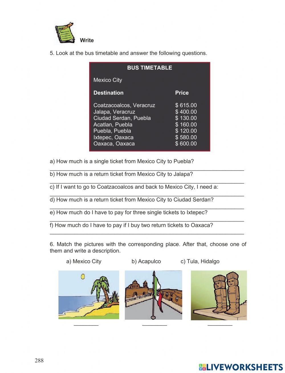 Mini check Inglés worksheet | Live Worksheets