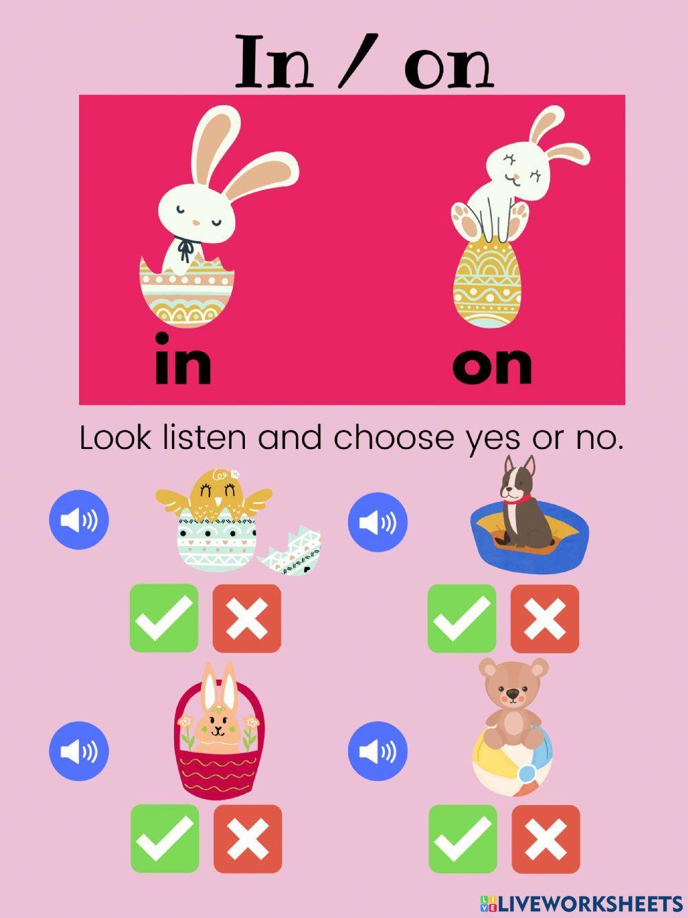 In -on 1087172 | Alevegah | Live Worksheets