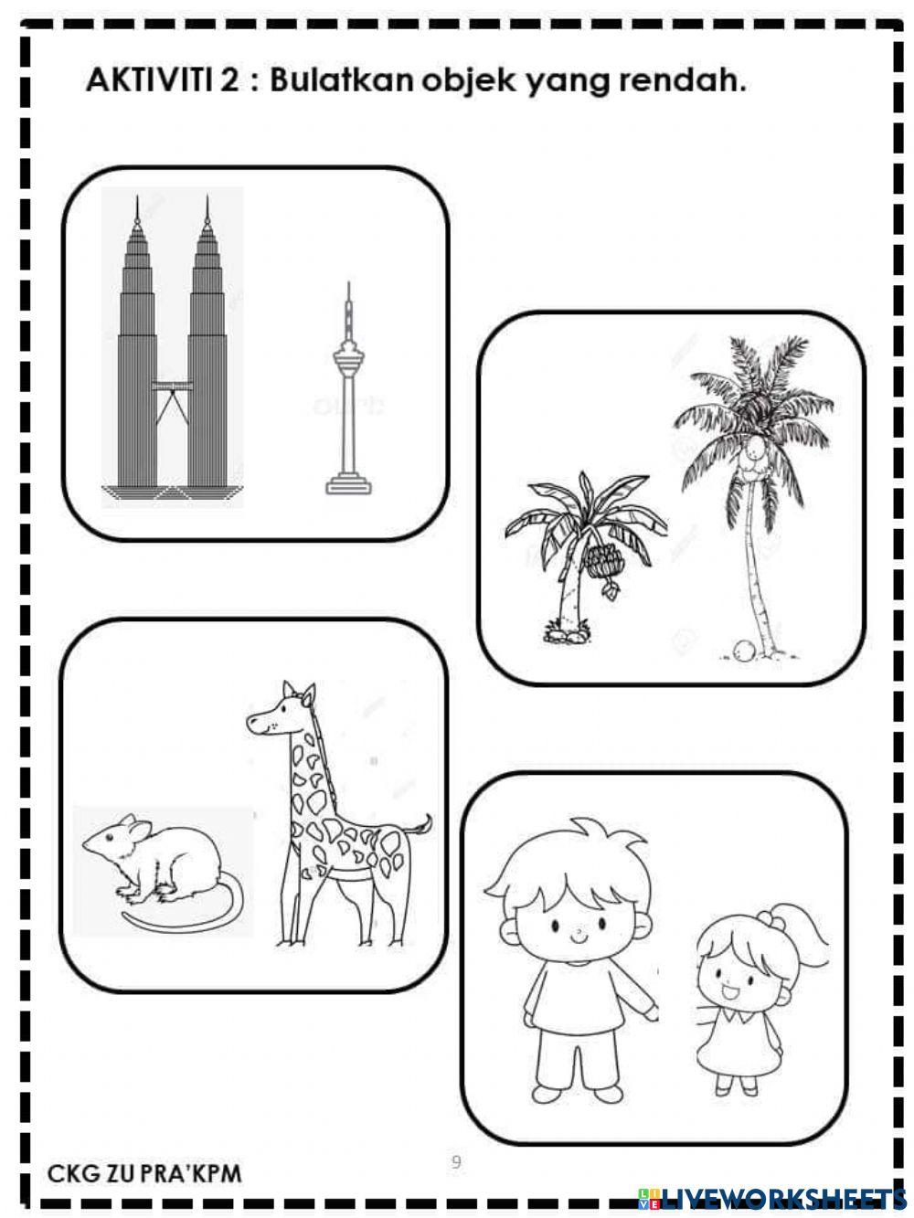 1087378 | Ketekalan Objek | Adawiyyah93 | LiveWorksheets