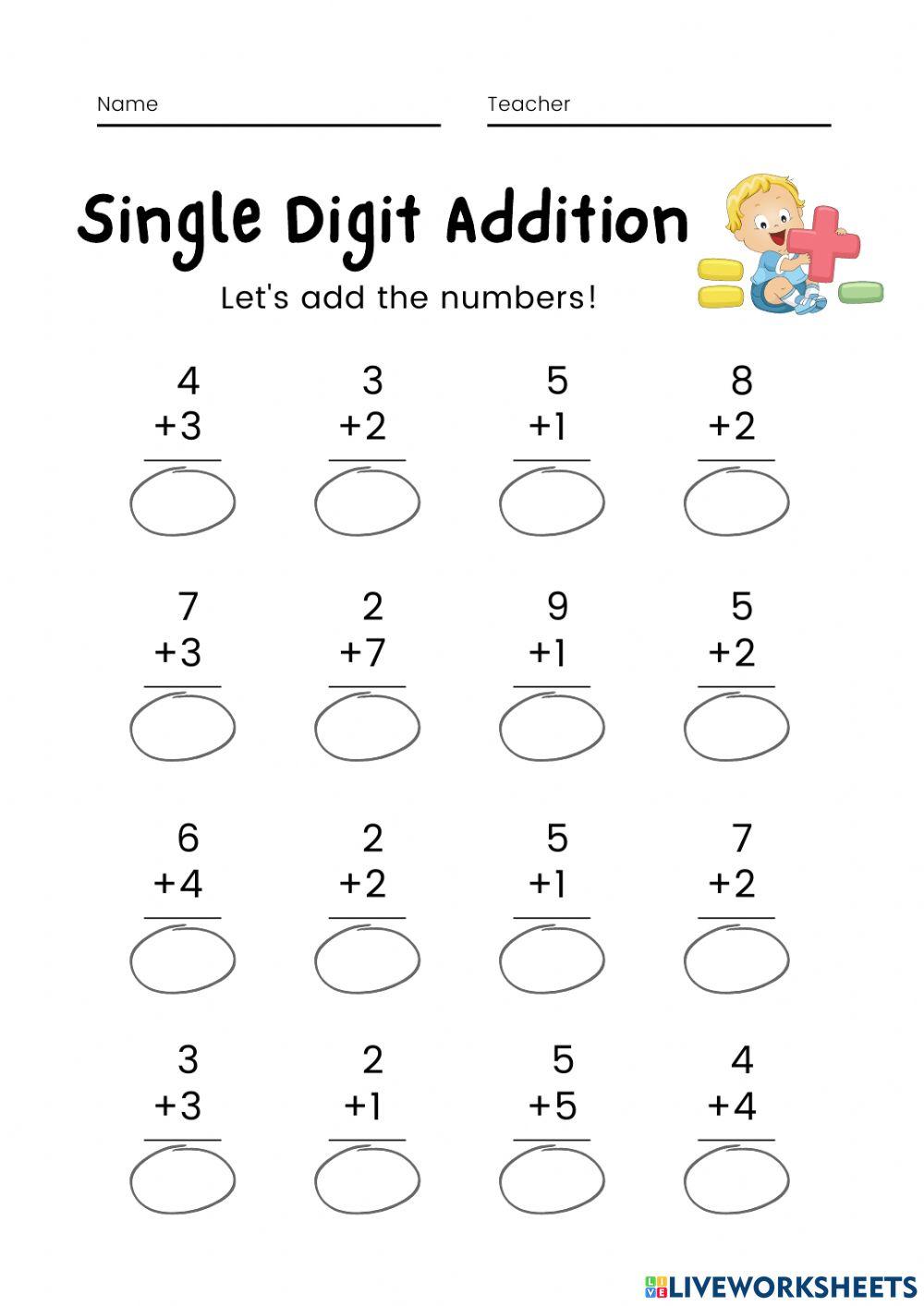 Addition 1088022 | anneymalay | Live Worksheets