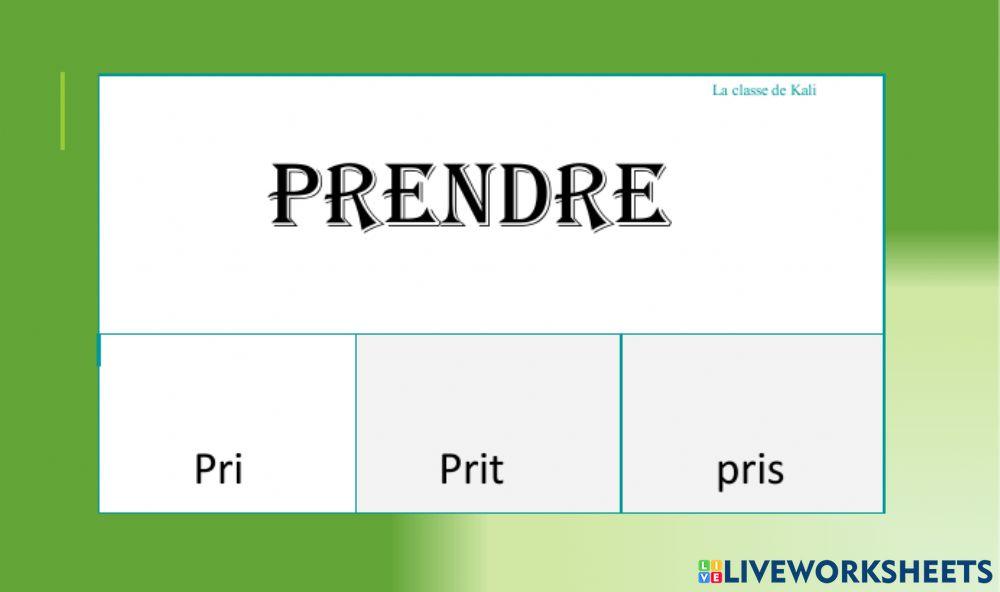 participe passé 3139775 | philippa14 | Live Worksheets