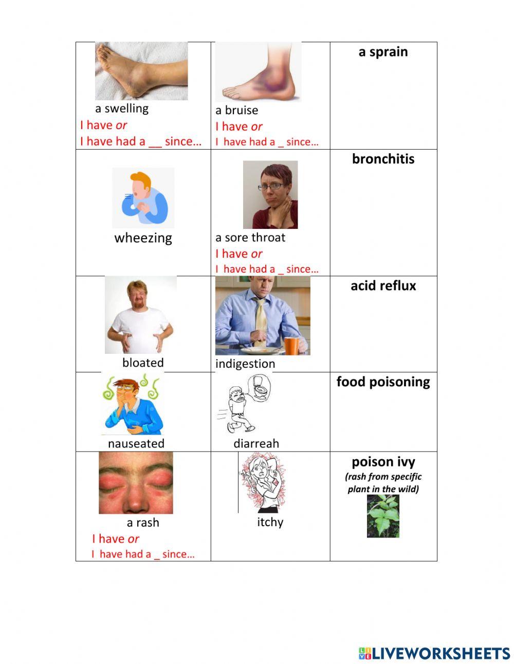 1088912 | Symptoms - Dialogue - Present Perfect