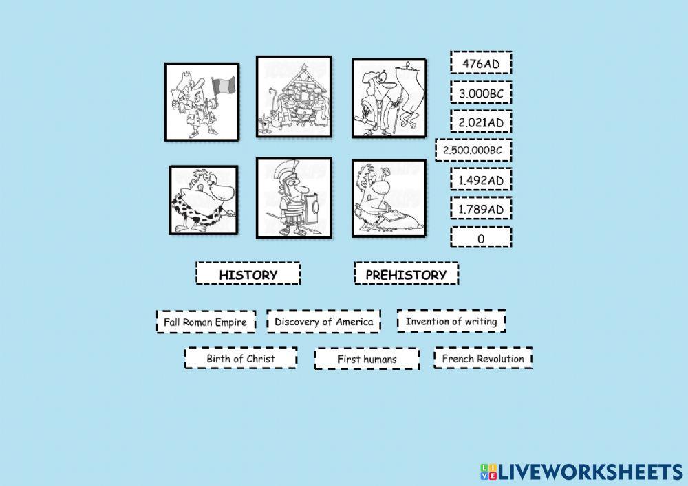 Timeline | Free Interactive Worksheets | 1089412