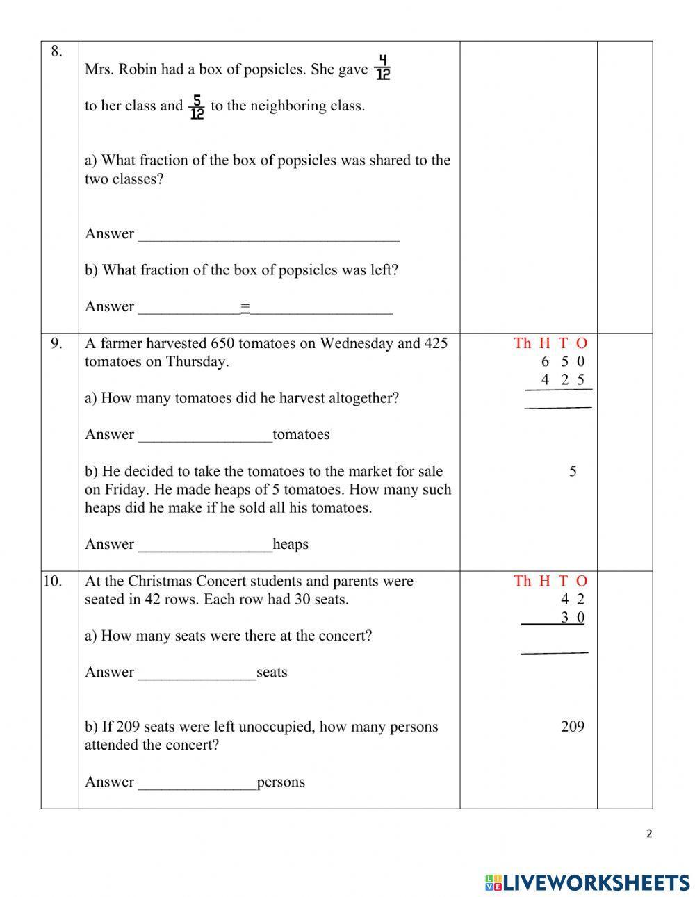 7028818 | Eott mathematics. std III. term III | Cherry