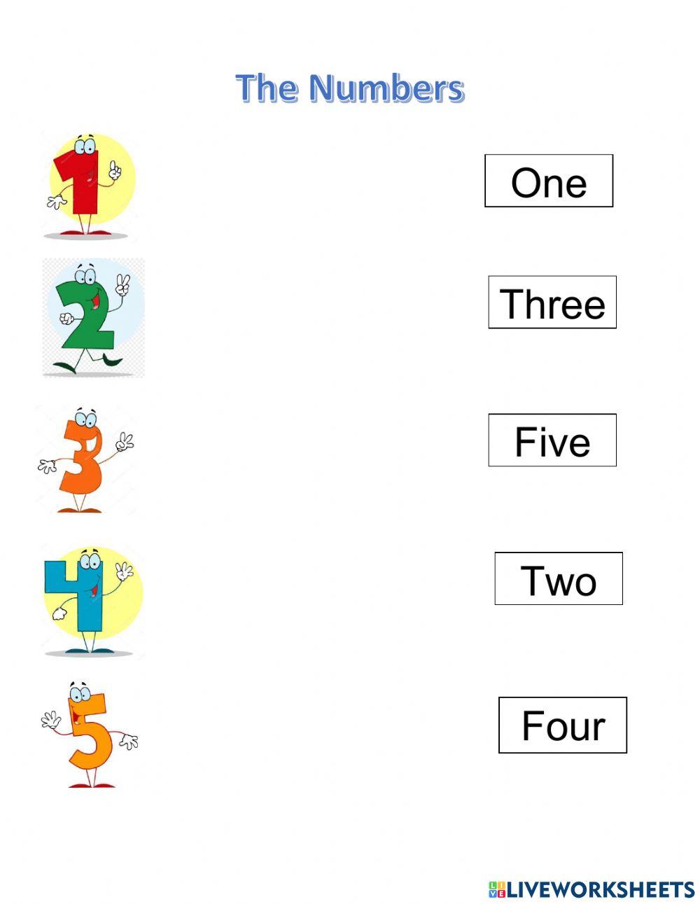 1091522 | The numbers | AngelaChaves | LiveWorksheets