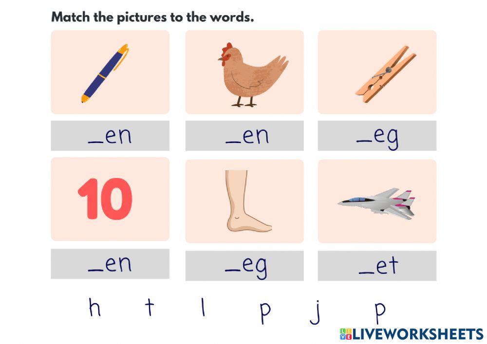 CVC Words 2 1091706 | OrchidSE | Live Worksheets