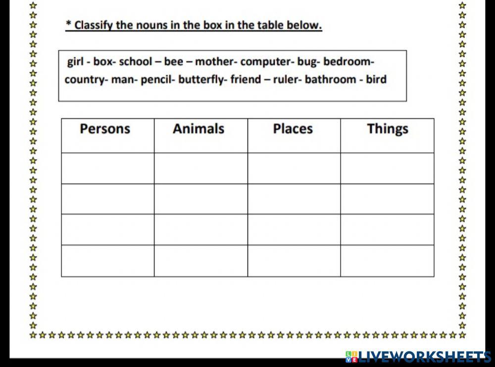 1093517 | Nouns | baraasakkal | LiveWorksheets
