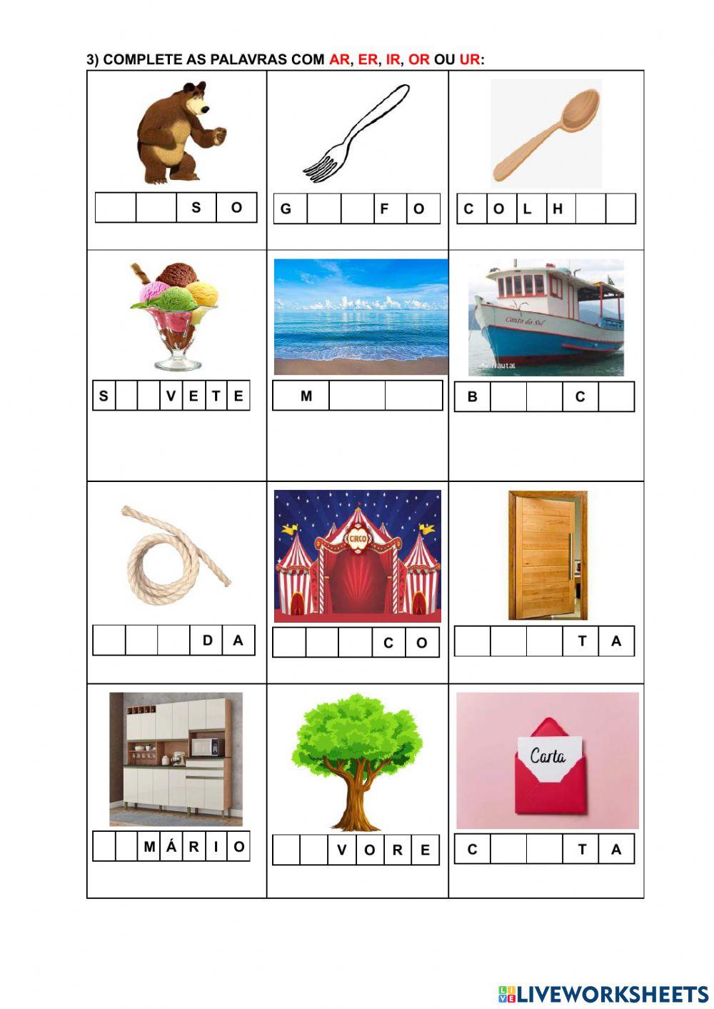 A lagarta lila | Free Interactive Worksheets | 1093672