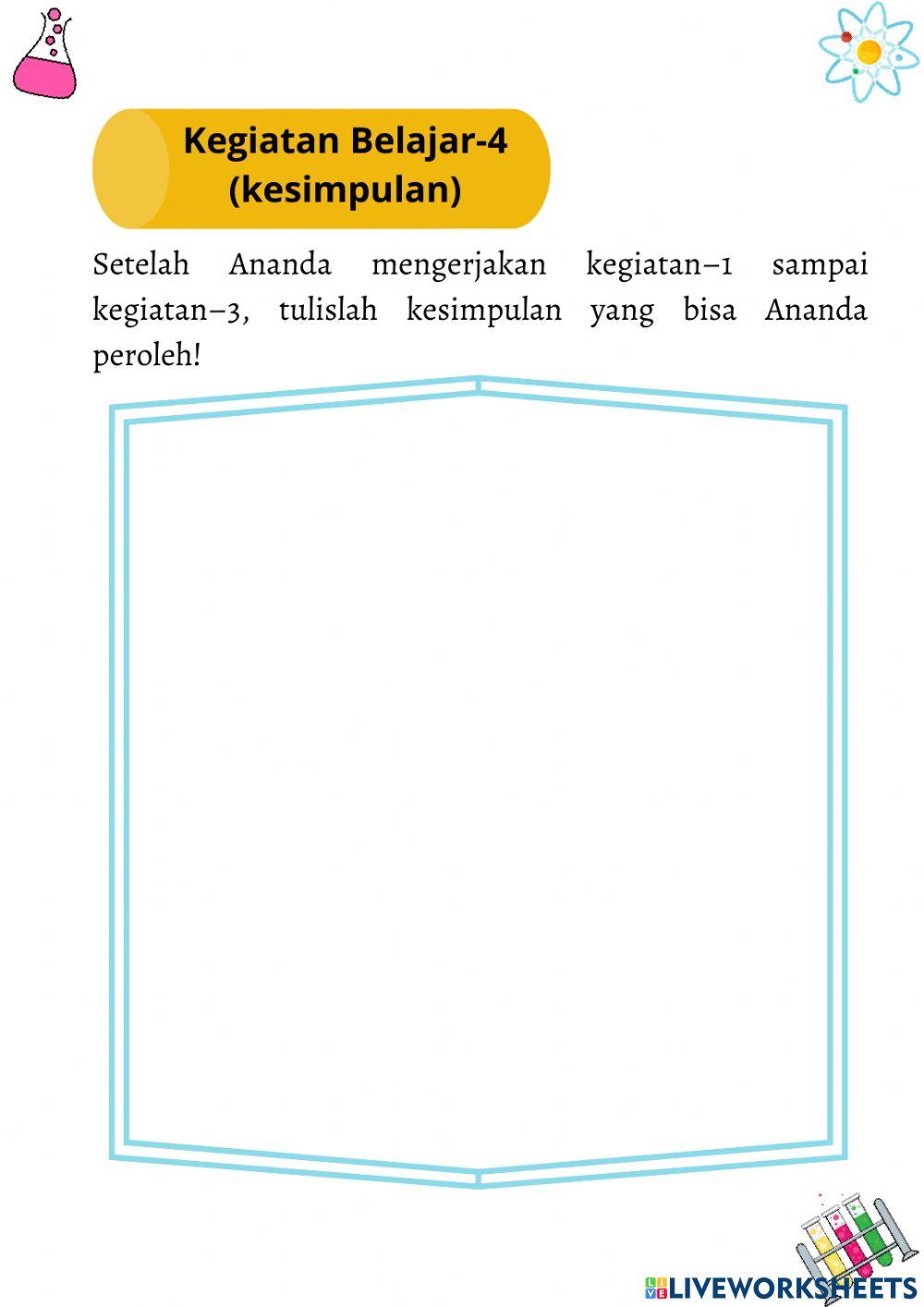 Ikatan Kovalen | Free Interactive Worksheets | 1094151