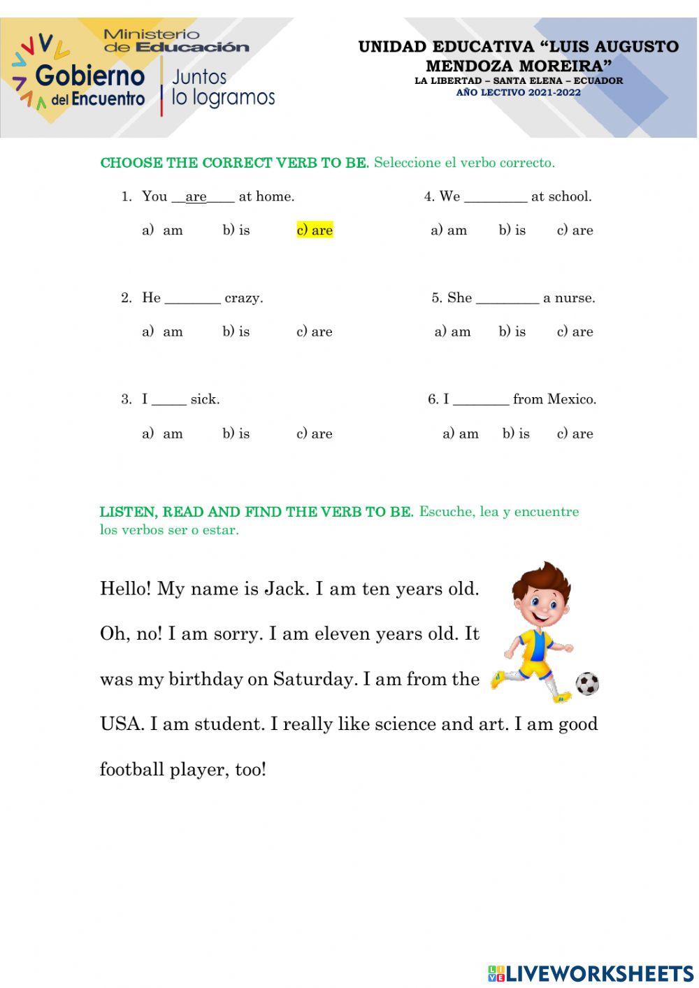 Week 6 - 6to worksheet | Live Worksheets