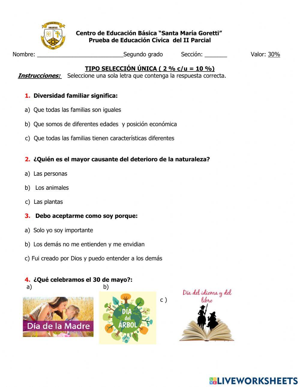 Examen de Cívica 6637312 | Melissa Meraz Mendoza | Live