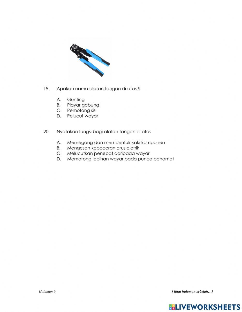 LATIHAN ULANGKAJI RBT TAHUN 5 online exercise for | Live Worksheets