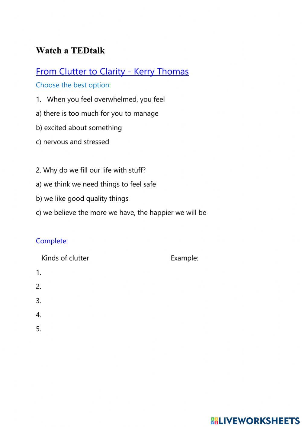 1096445 | From clatter to clarity | Allishia