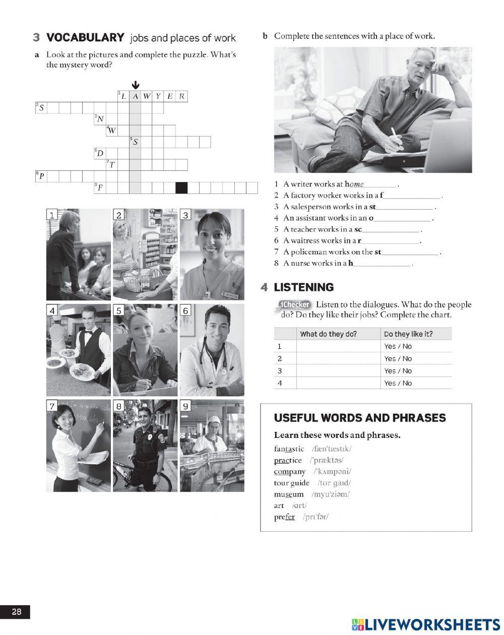 AEF starter A f… | Free Interactive Worksheets | 6637826