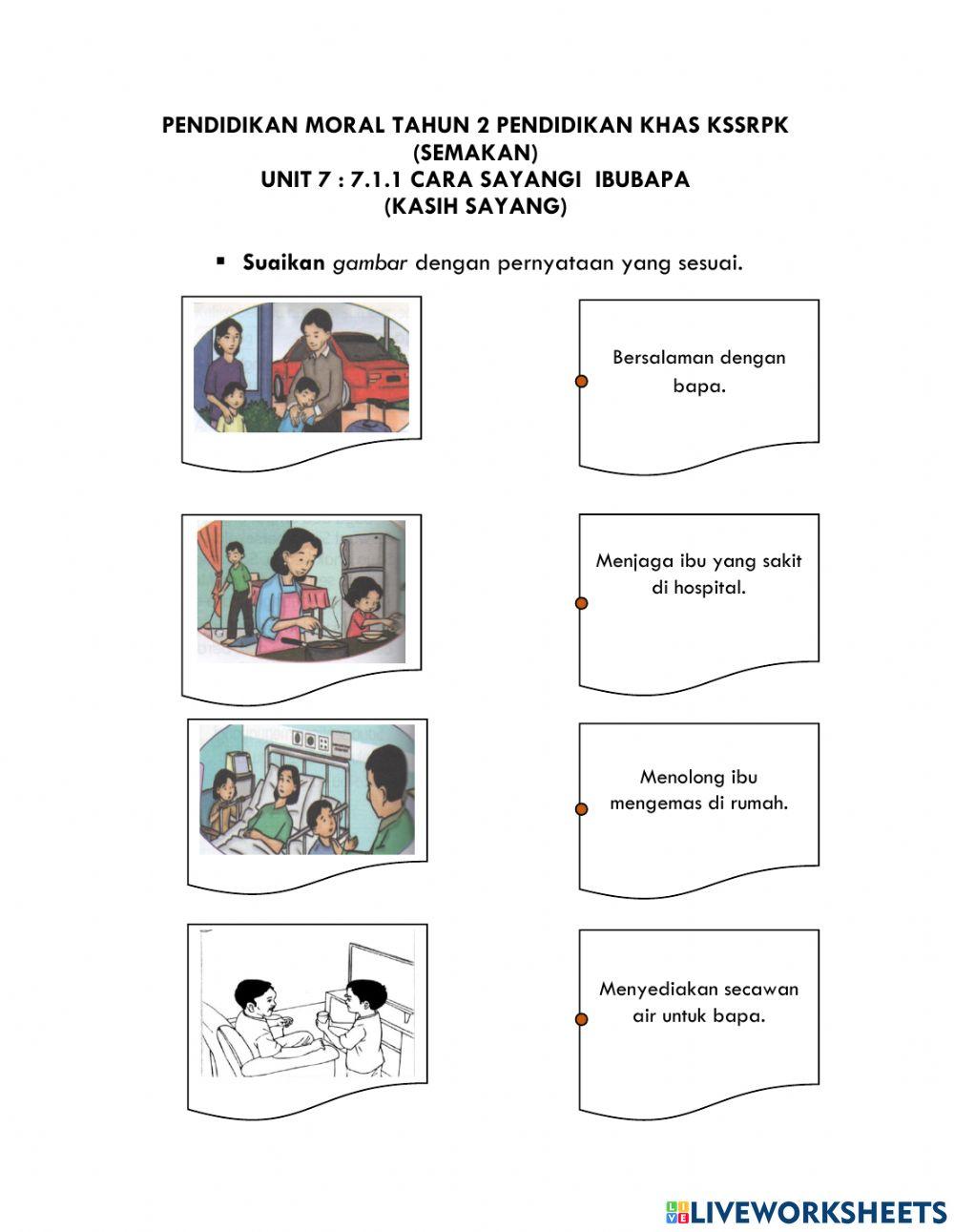 5064100 | PENDIDIKAN MORAL TAHUN 2 PPKI (SEMAKAN) UNIT 7