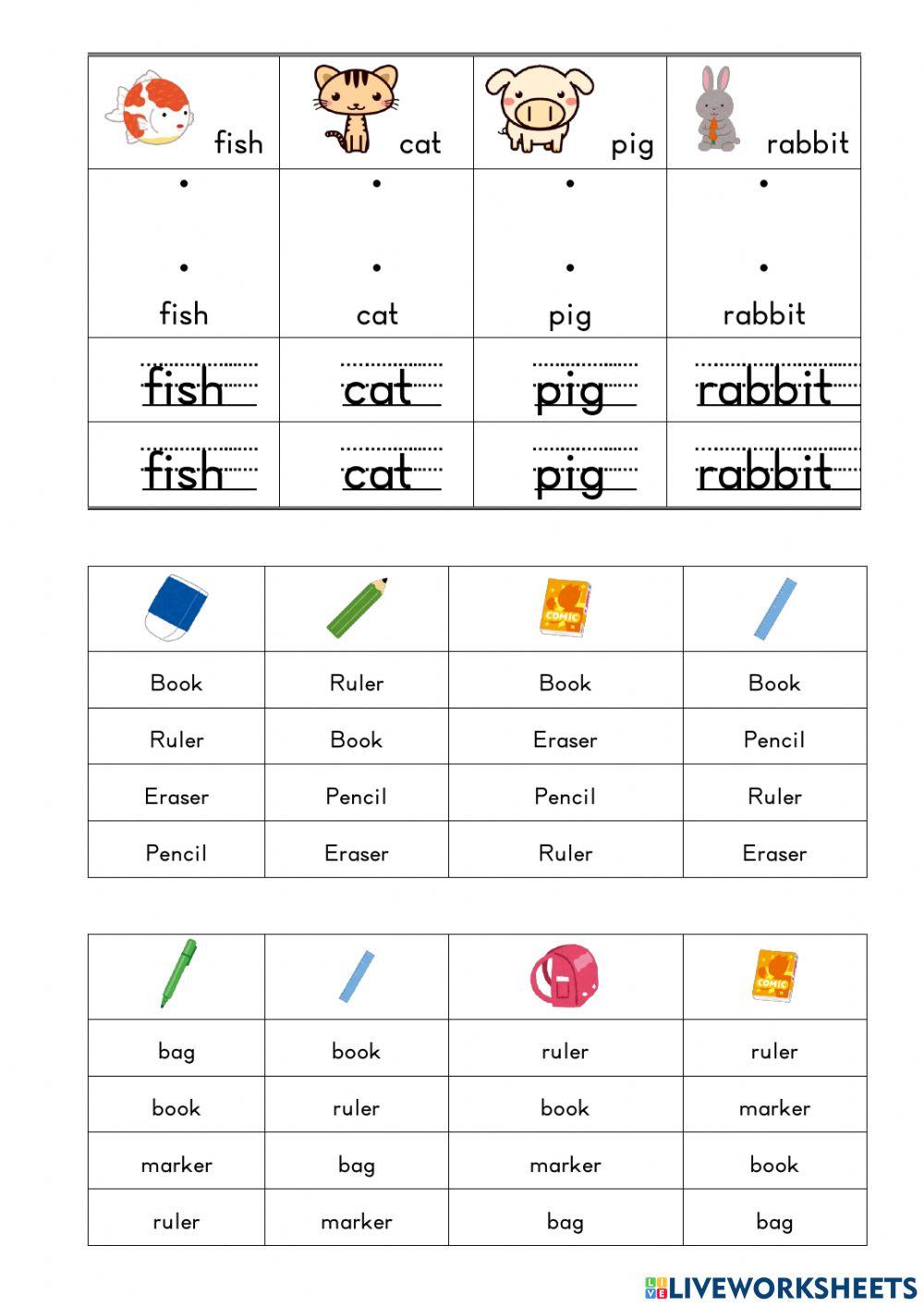 Test1 free online worksheet | Live Worksheets