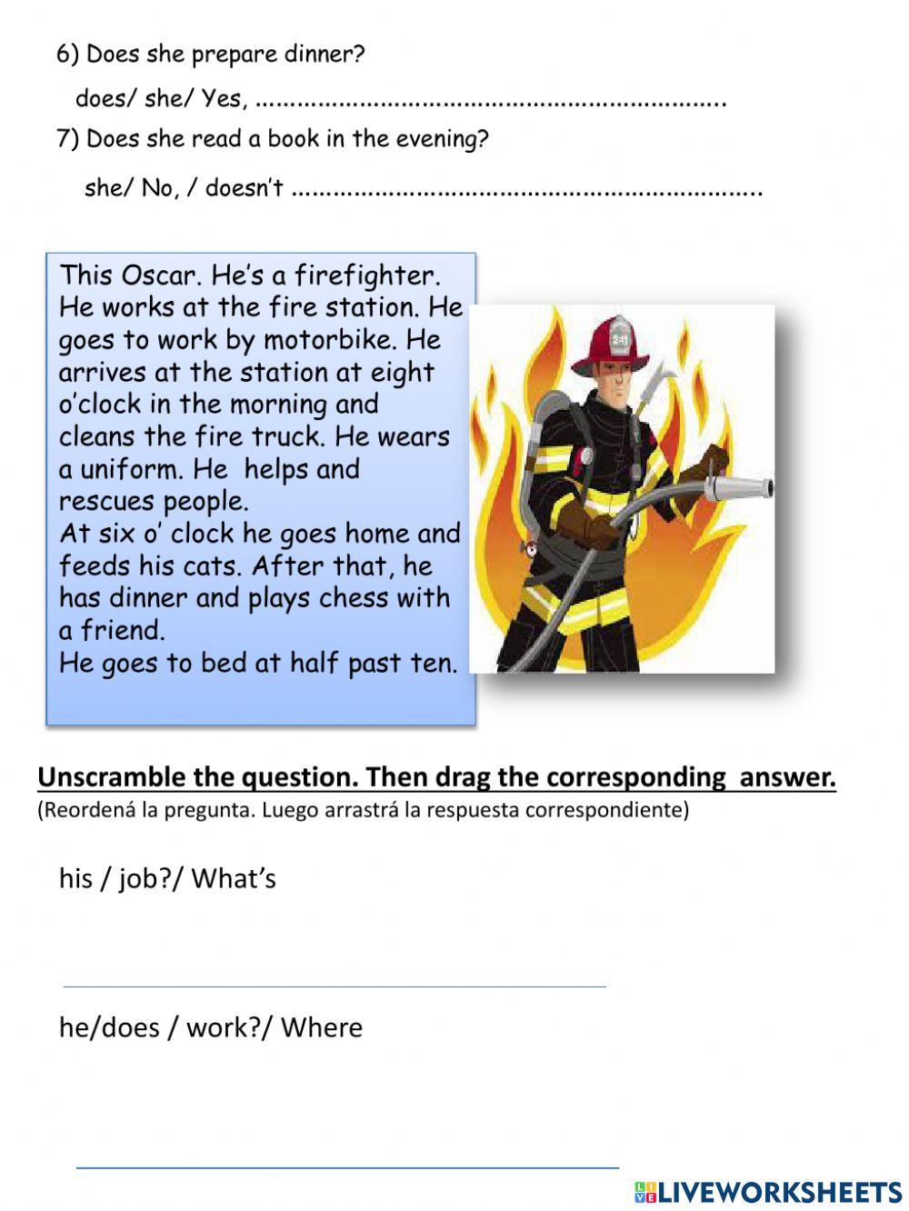 Jobs online exercise for Beginners | Live Worksheets