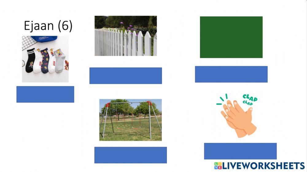 Ejaan 6 worksheet | Live Worksheets