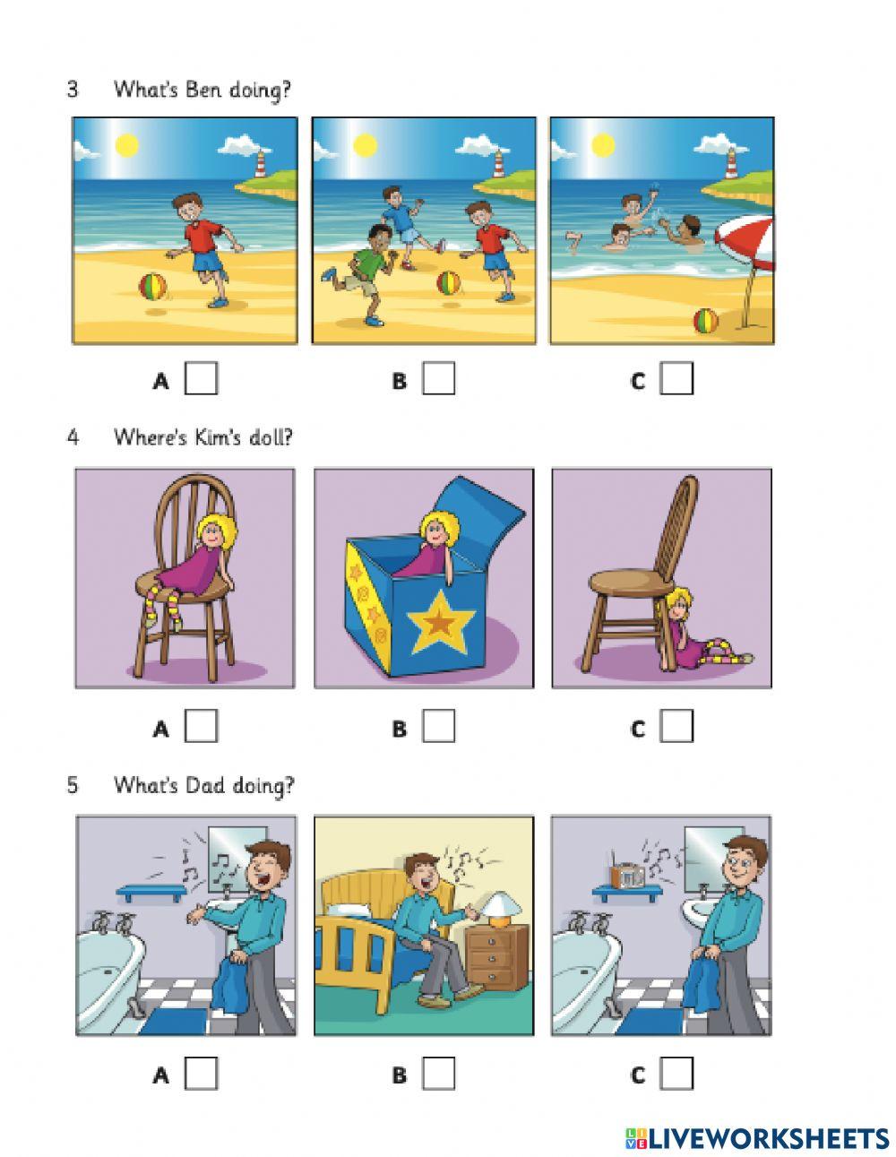 LISTENING EXERCiSE PART 3 online exercise for | Live Worksheets