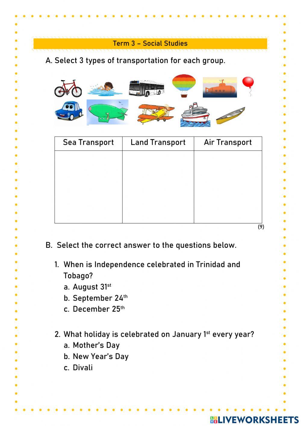 Social Studies Assessment Interactive Exercise Live Worksheets social-studies-assessment-interactive-exercise-live-worksheets
