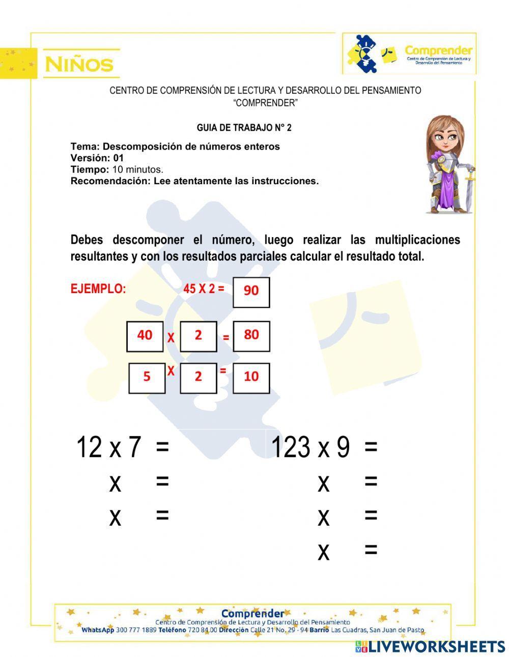 1099586 | Multiplicación descomponiendo | María Mármol