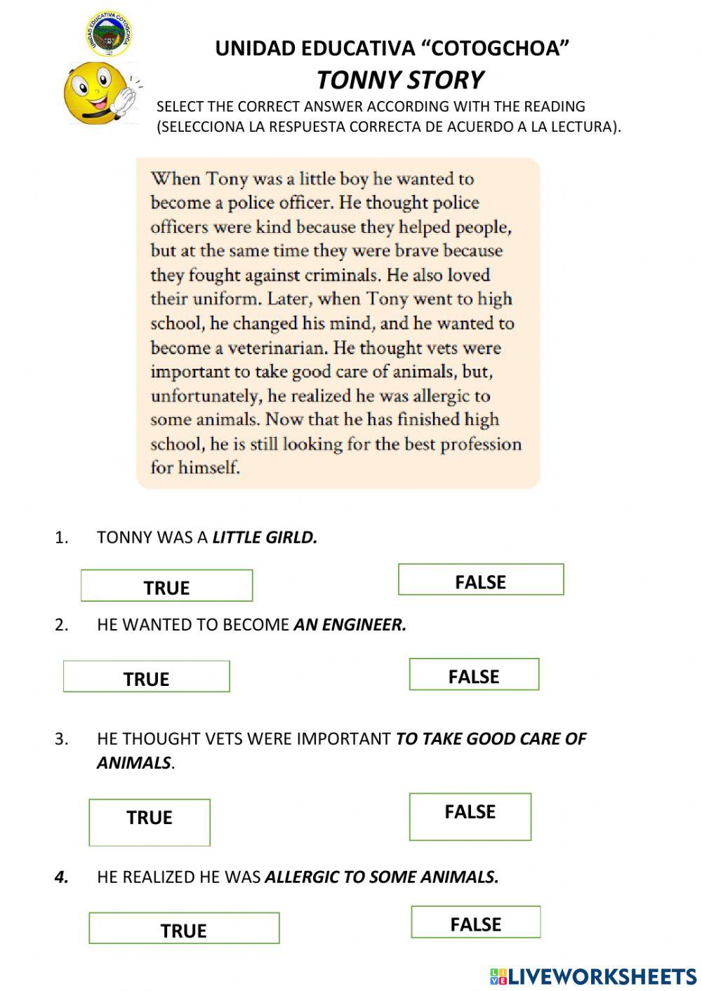 Tonny 1099654 | DALILAUEC | Live Worksheets