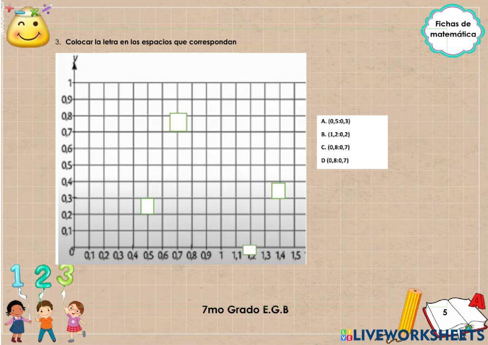 Unidad 1 online activity for Septimo | Live Worksheets