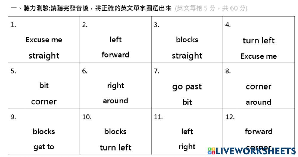 How can I get to interactive worksheet | Live Worksheets