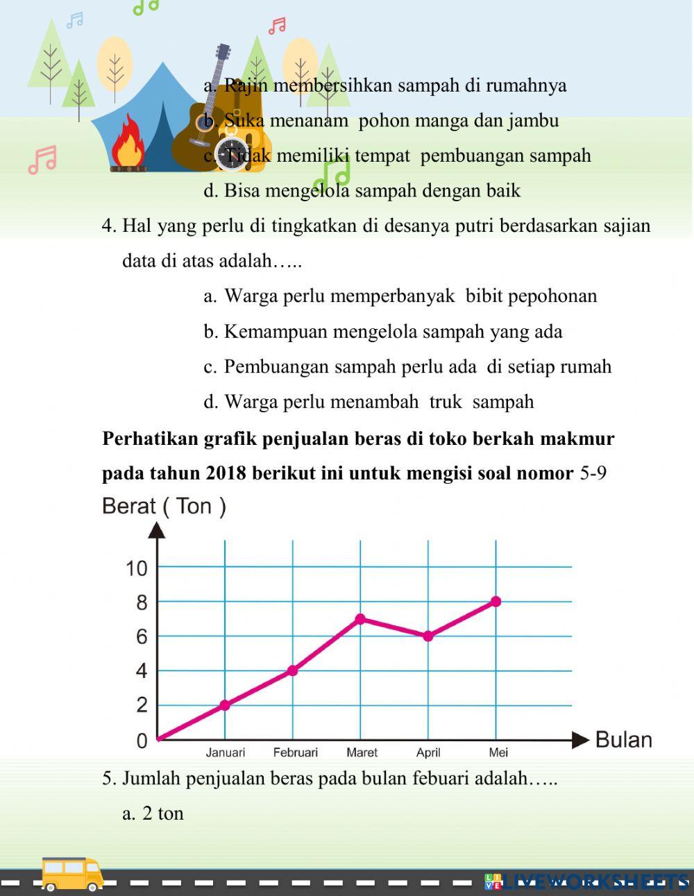 Kelas 6 tema 6 subtema 1 worksheet | Live Worksheets