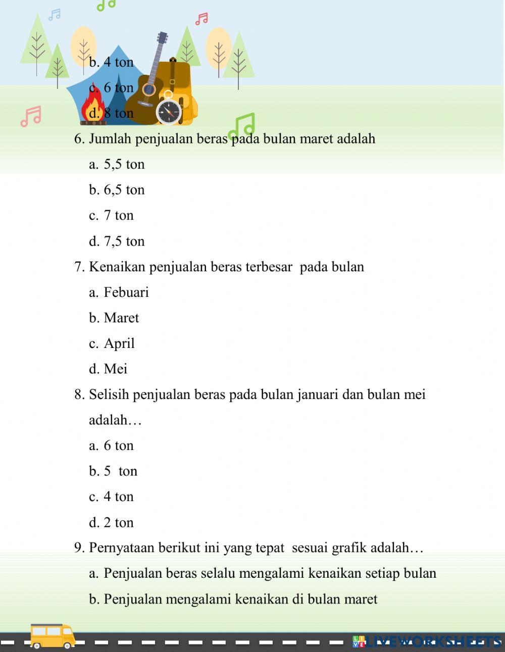 Kelas 6 tema 6 subtema 1 worksheet | Live Worksheets