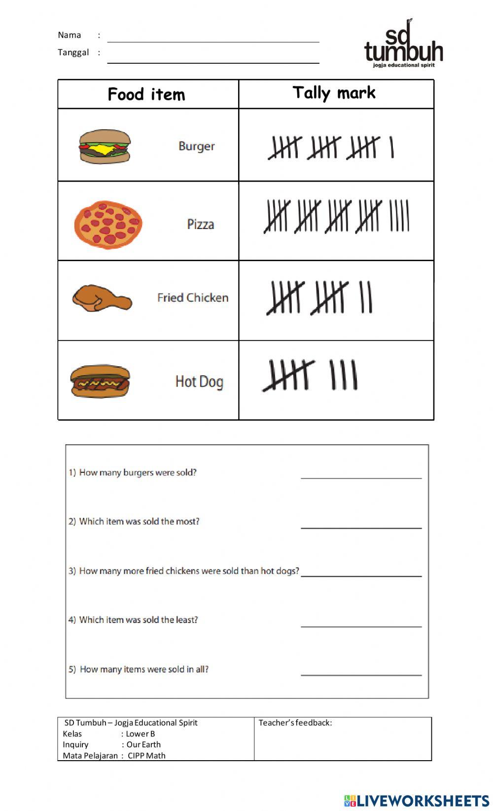 CIPP MATH-Evaluasi Inquiry 2-A worksheet | Live Worksheets