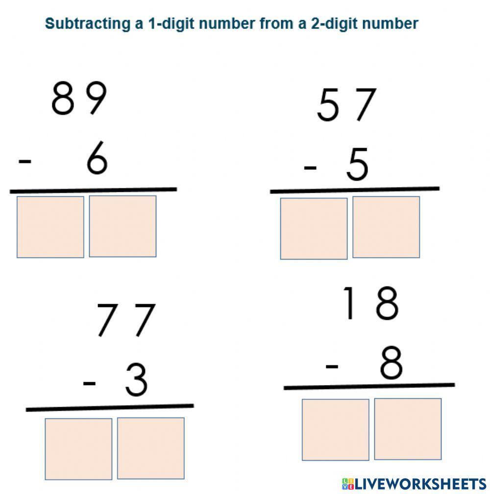 1053947 Subtracting A 1 digit Number From A 2 digit 1053947-subtracting-a-1-digit-number-from-a-2-digit