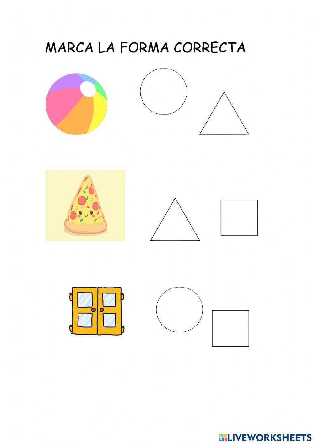 Las formas interactive exercise | Live Worksheets