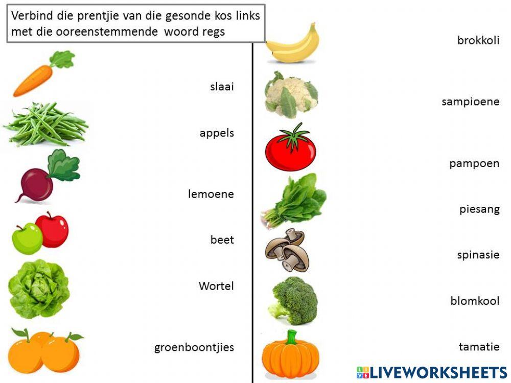 1054519 | Gesonde kos | karenfunny | LiveWorksheets