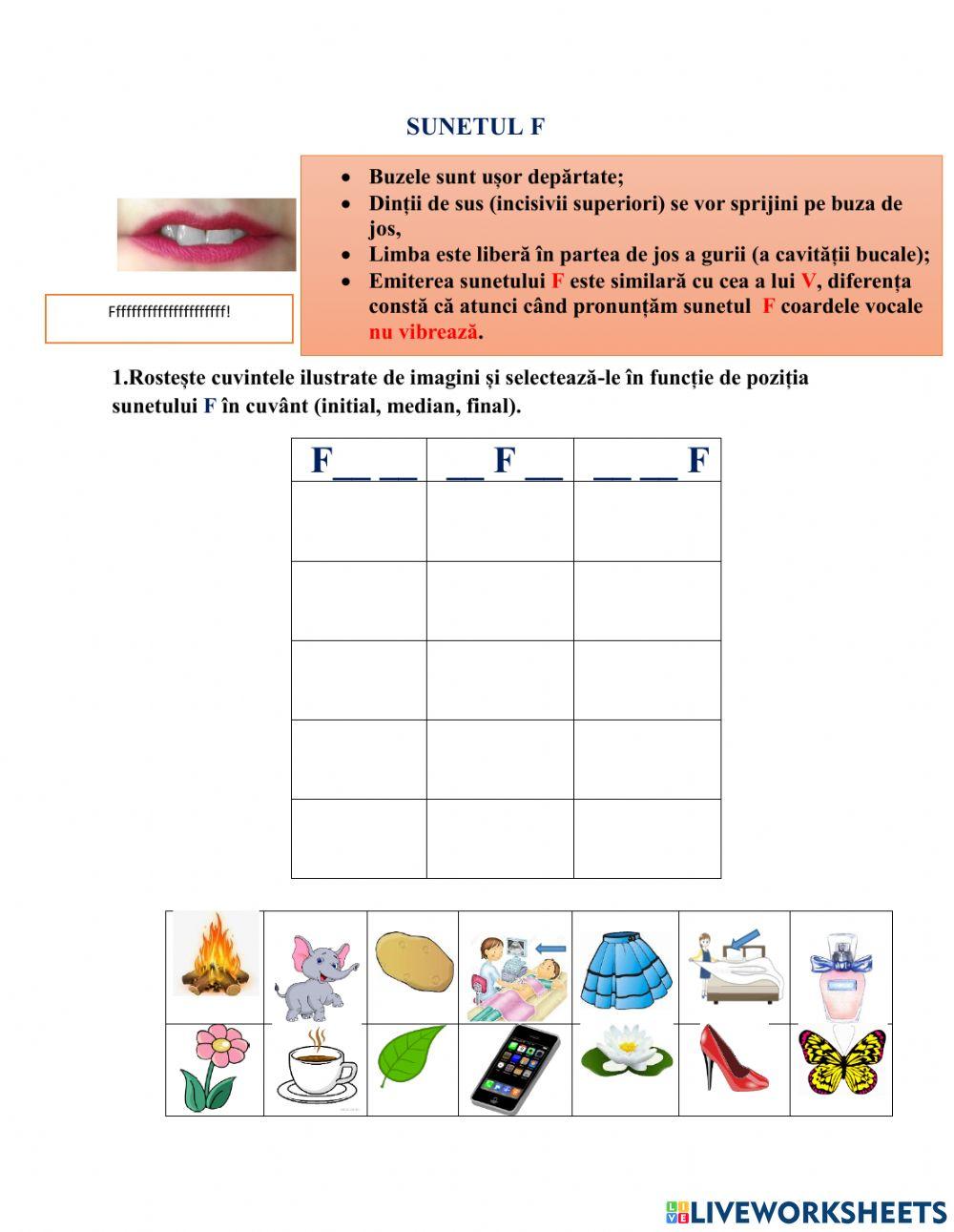 stamin_elena | Exerciții pentru pronunția corectă a