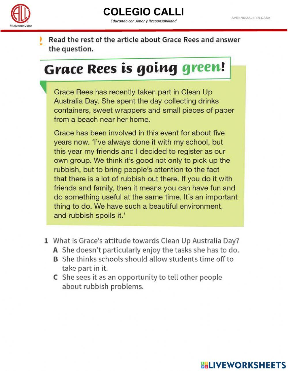 PET Reading par… | Free Interactive Worksheets | 1055322