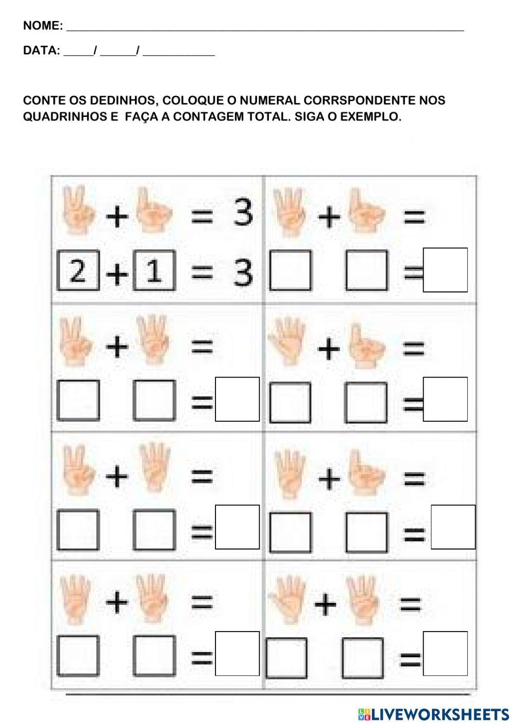 1055588 | Adição simples | ProfGabys | LiveWorksheets