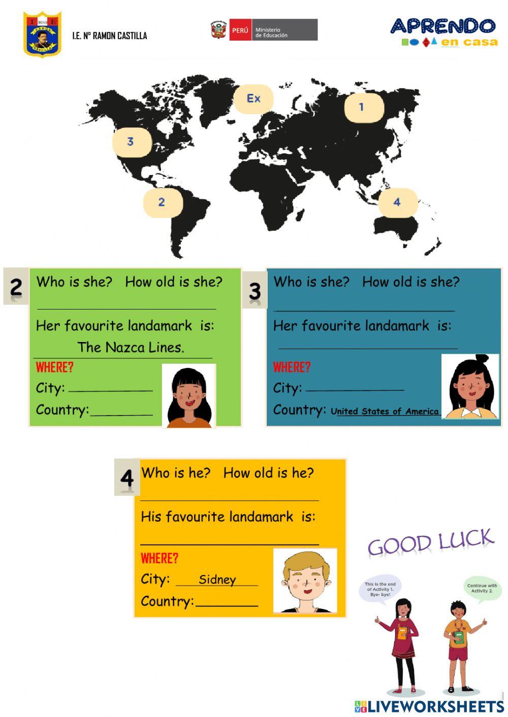 People Who Make a Difference worksheet | Live Worksheets